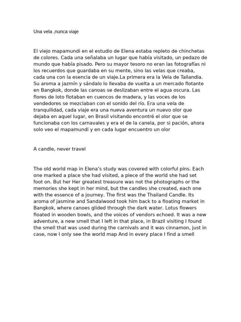 Velas que evocan viajes y aromas | PDF