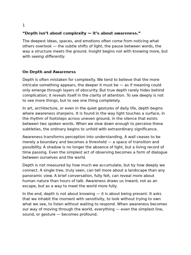 Insightfulness | PDF