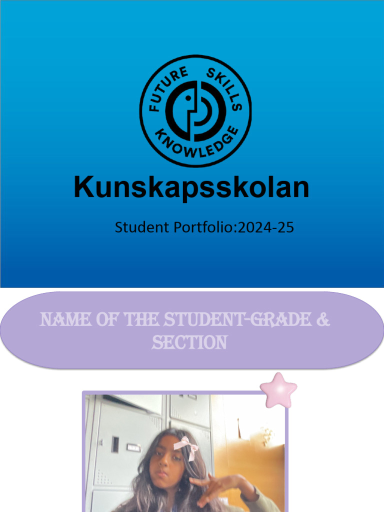 5th Grade Portfolio-3 | PDF | Learning | Human Communication