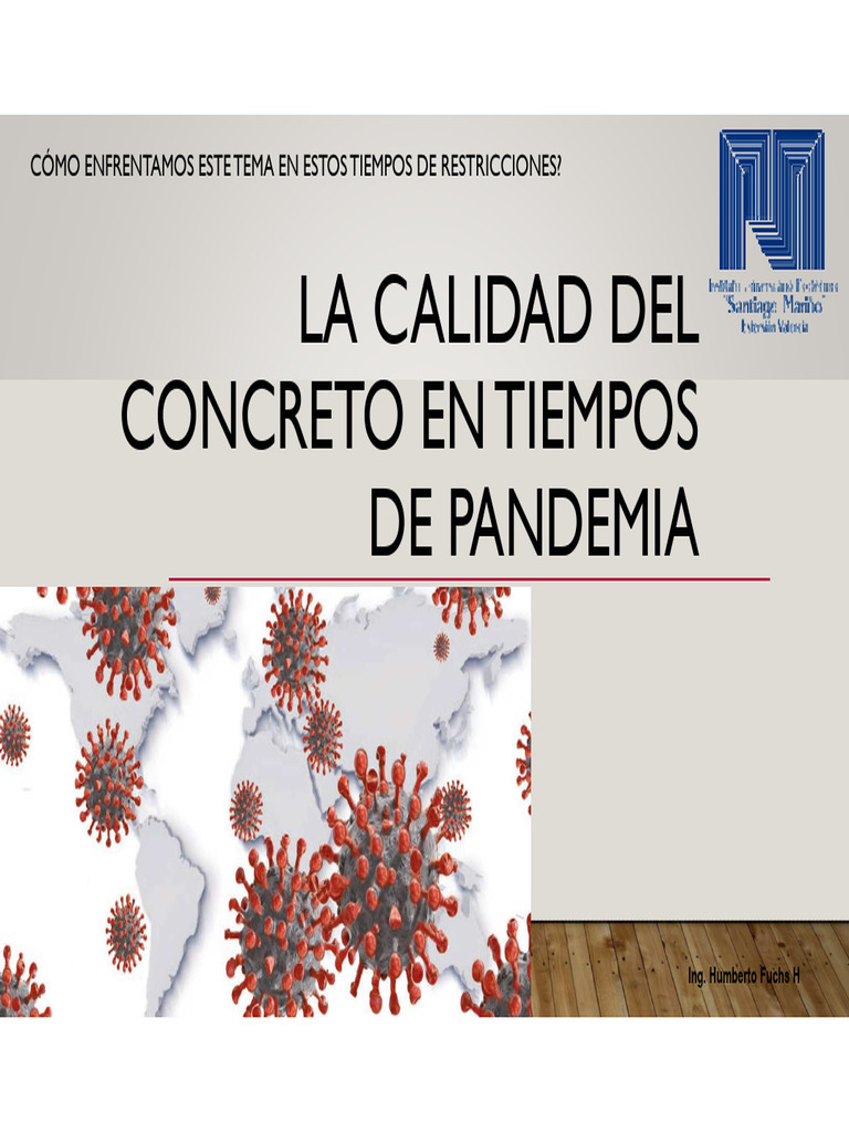 La Calidad Del Concreto en Tiempos de Pandemia | PDF | Hormigón ...