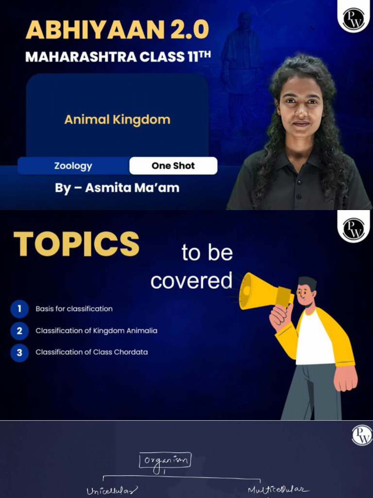 Animal Kingdom Class Notes | PDF