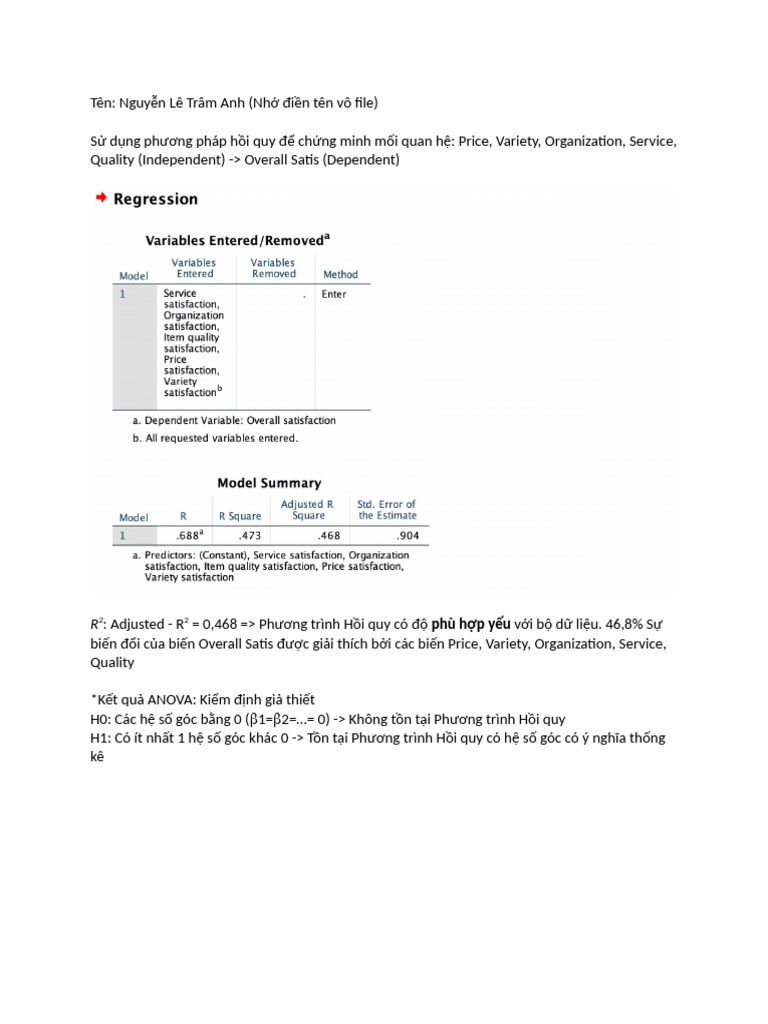 Phân Tích Kinh Doanh - Personal Assignment | PDF