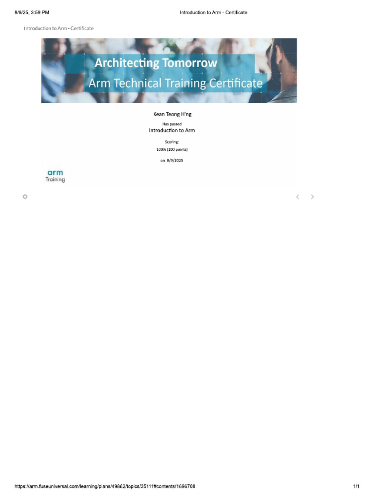 Arm Introduction | PDF