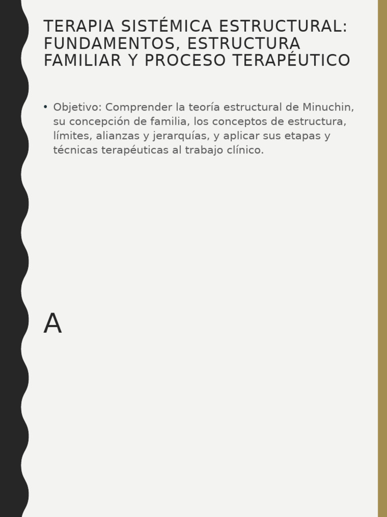 Minuchin Estructural | PDF | Teoría de sistemas | Estructura social