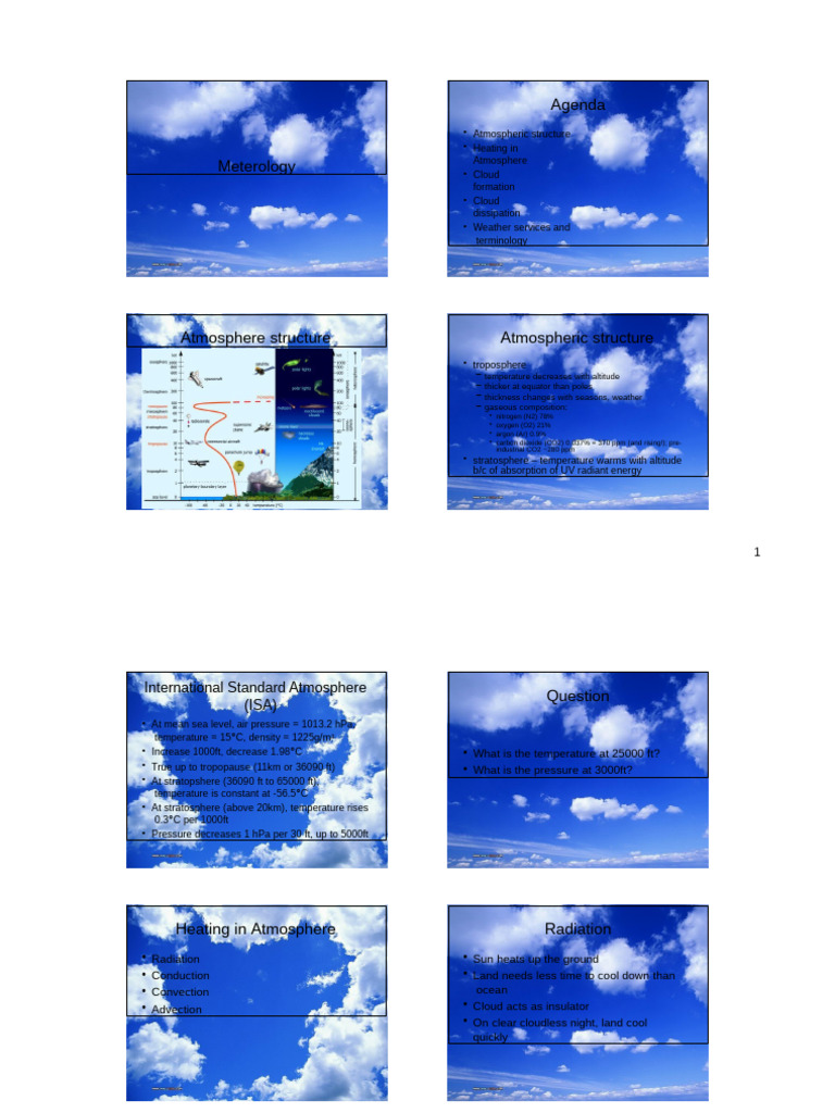 Meteorology: Atmosphere and Weather | PDF | Atmosphere Of Earth | Rain