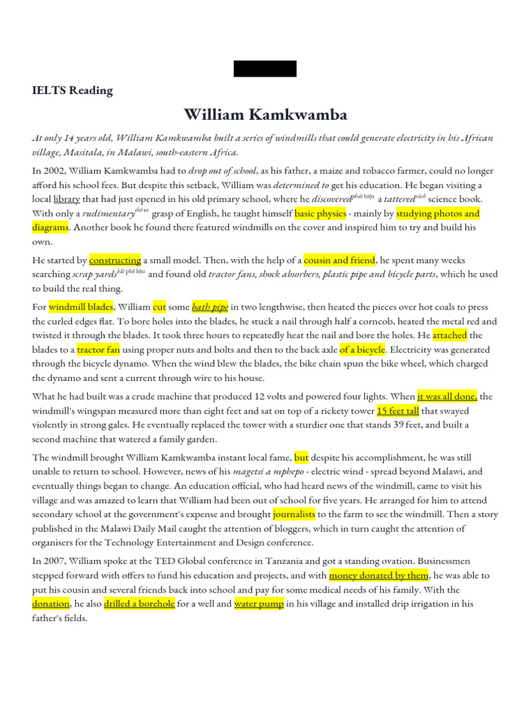 A2 Mid-Term Reading Test | PDF