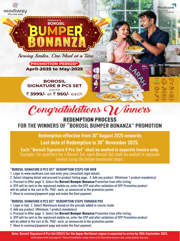 Borosil Redemption Poster - 25th August - 2025 | PDF