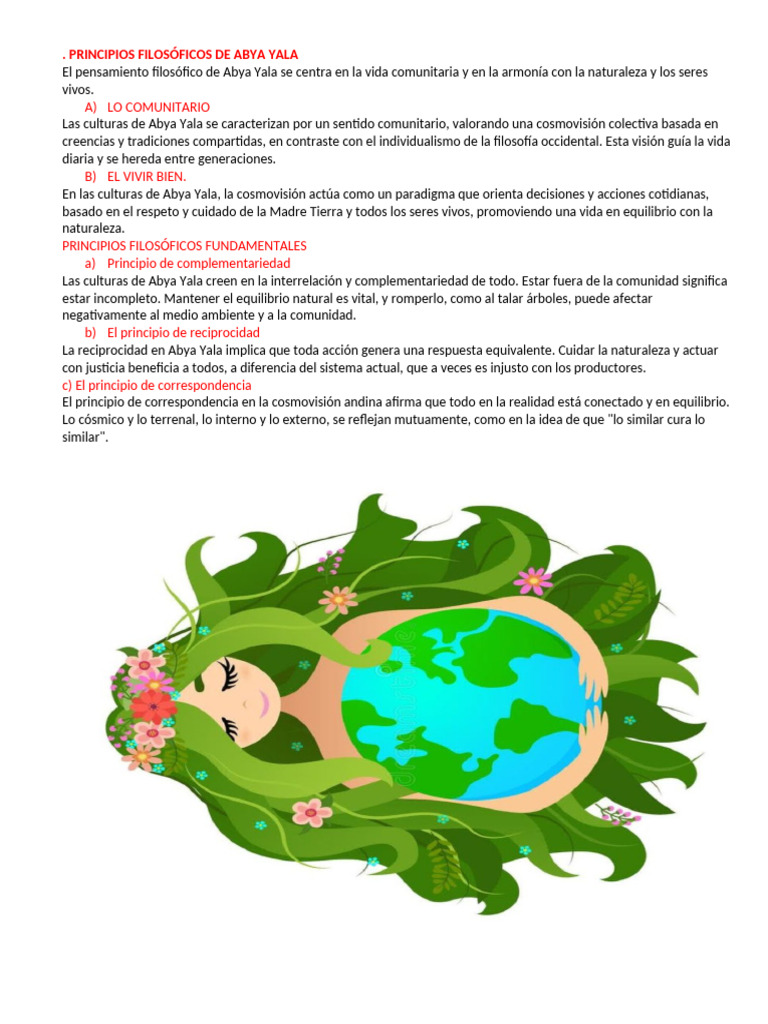 Principios Filosóficos de Abya Yala | PDF