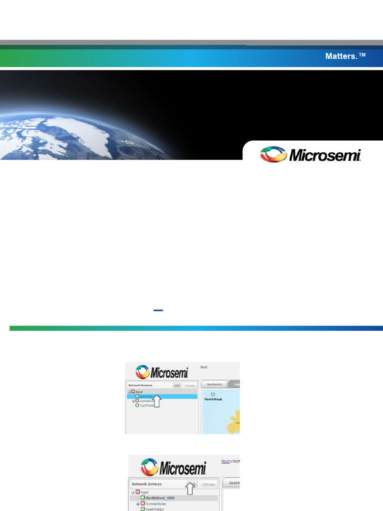 Microsemi TP102 Product Training Adding NetworkElements | PDF | Port ...