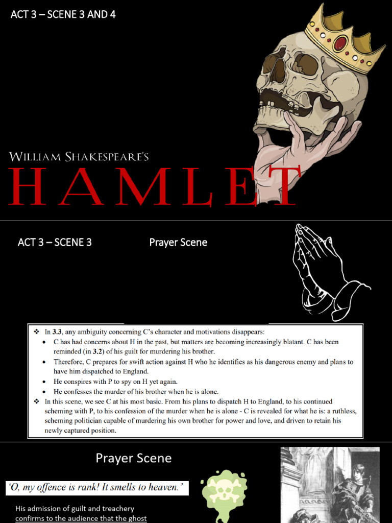 Hamlet Act 3 Scene 3 and 4 | PDF | Hamlet