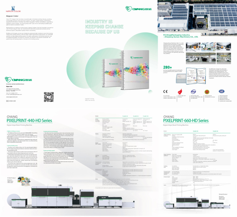 Oyang PixelPrint Digital Inkjet Book Printing Machine | PDF | Secondary ...