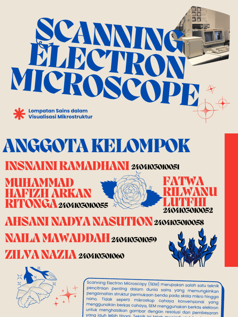 Scanning Electron Microscope | PDF