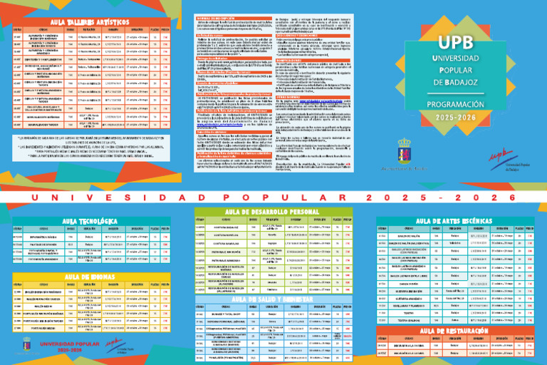 Triptico 2025-2026 | PDF
