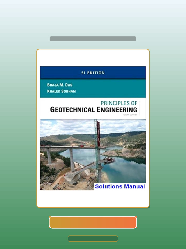Complete Principles of Geotechnical Engineering SI Edition 9th Edition ...