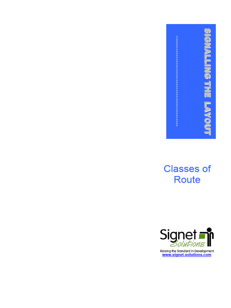 Classes of Train Route Safety Explained | PDF | Rail Transport ...