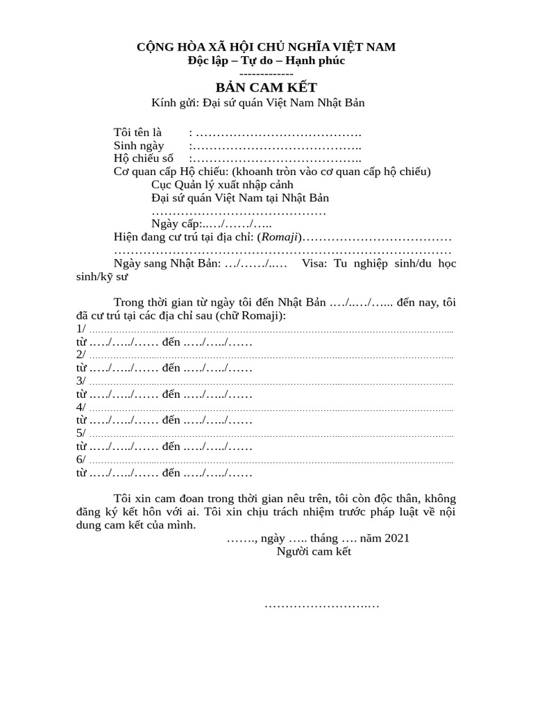 Giay Chung Nhan Doc Than Tai Nhat Ban Smiles | PDF