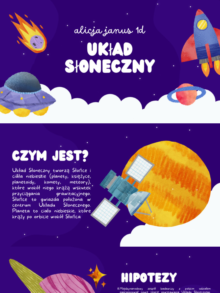 Prezentacja Układ Słoneczny | PDF