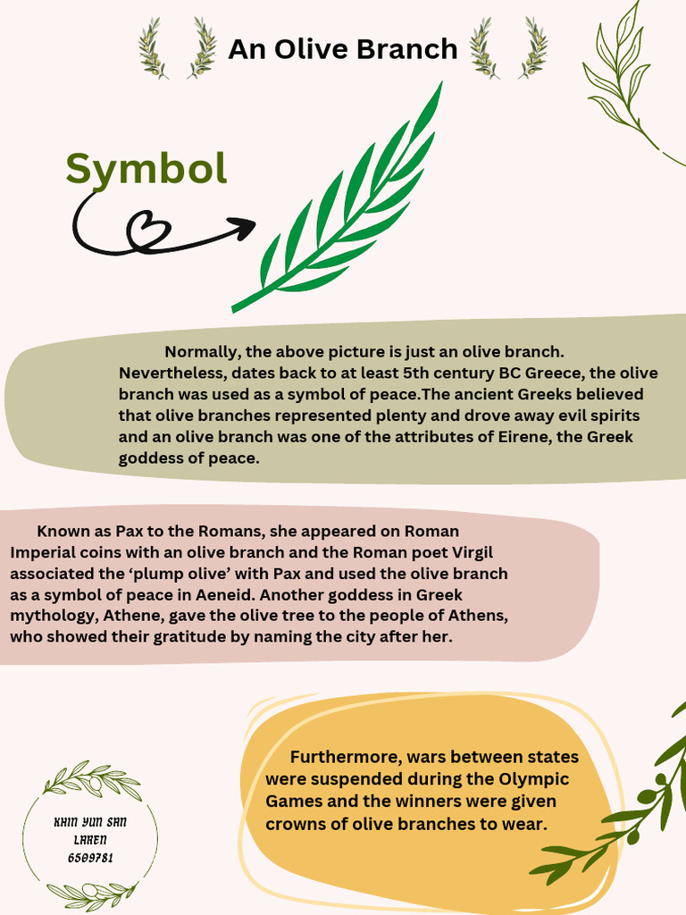 History of the Olive Branch Symbol | PDF