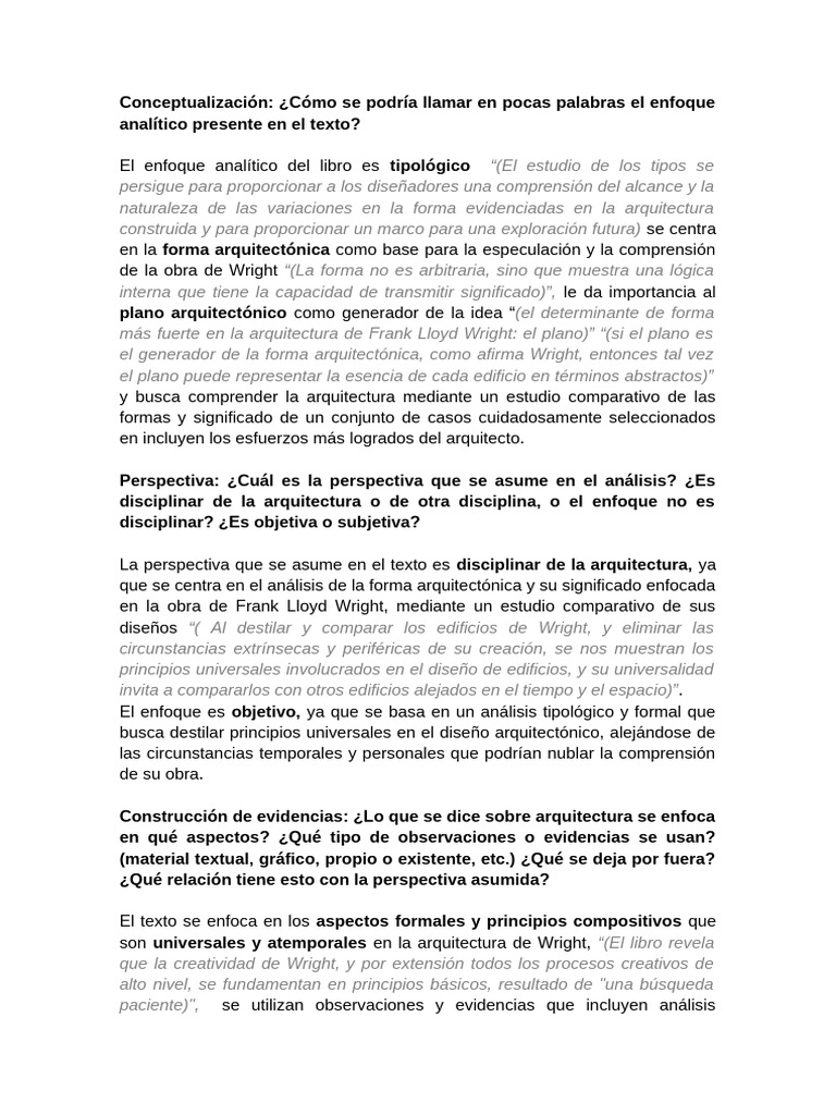 Entrega Hoy Fresia Fran Lloyd Wrid | PDF | Perspectiva (Gráfica) | Diseño