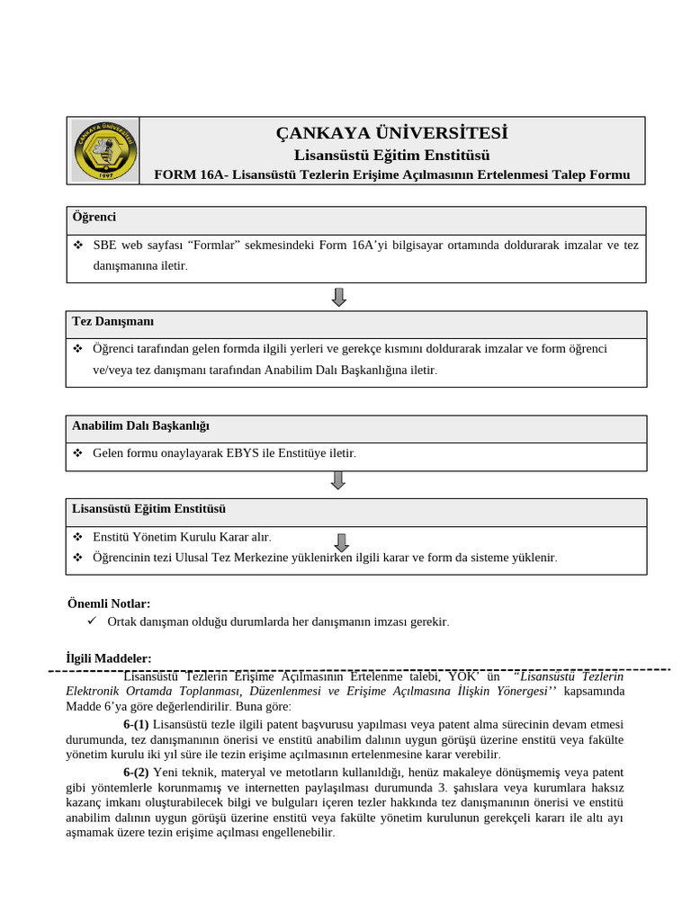 FORM 16A Bilgilendirme Notu | PDF