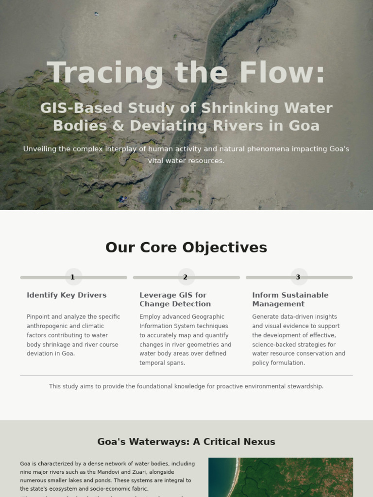 Tracing The Flow:: GIS-Based Study of Shrinking Water Bodies ...