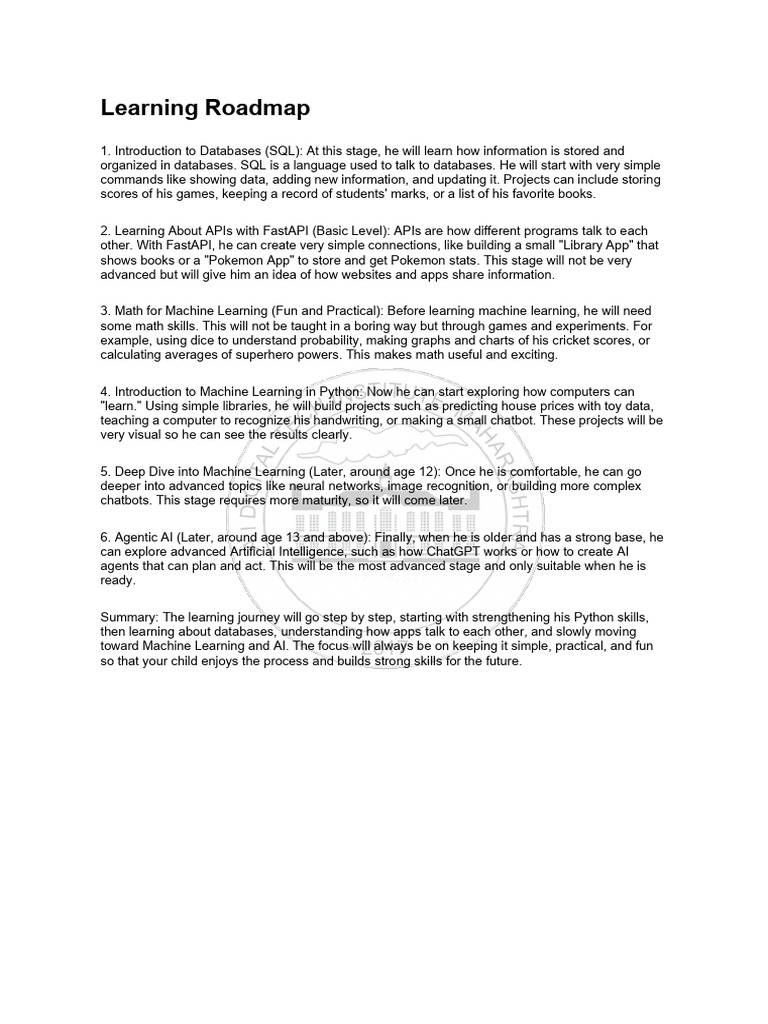 Roadmap After Python | PDF