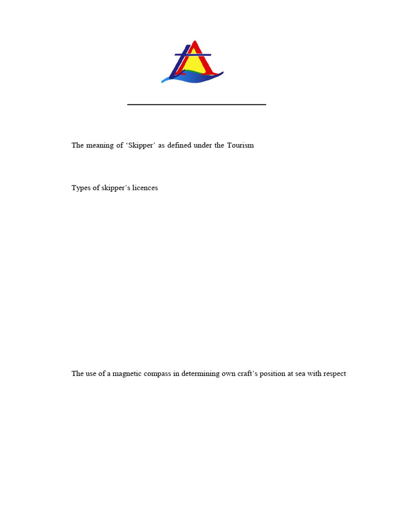 Nautical Skills and Safety Training Guide | PDF | Tide | Ships