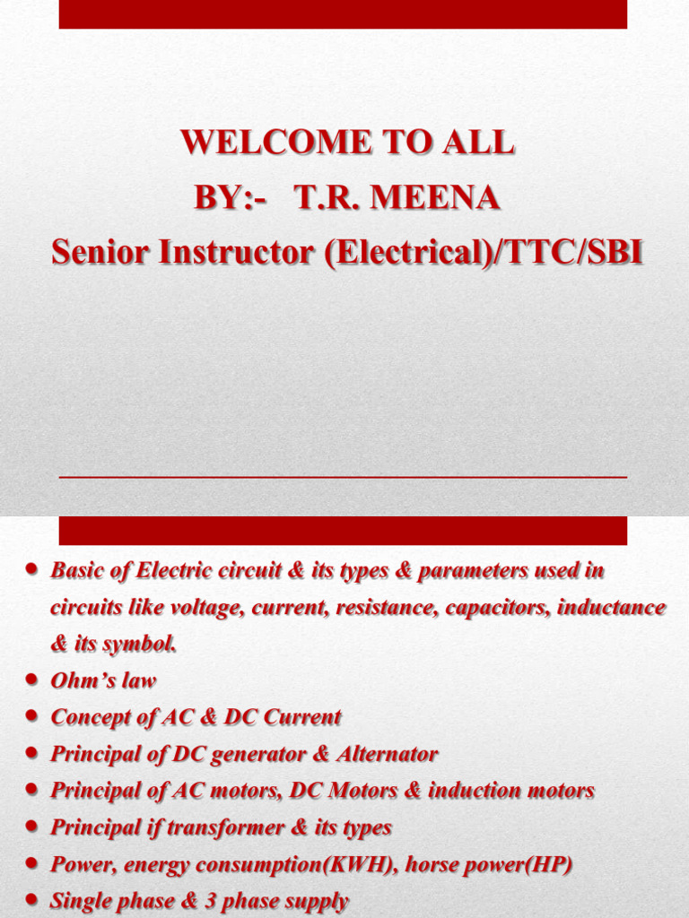 Basic Electrical | PDF