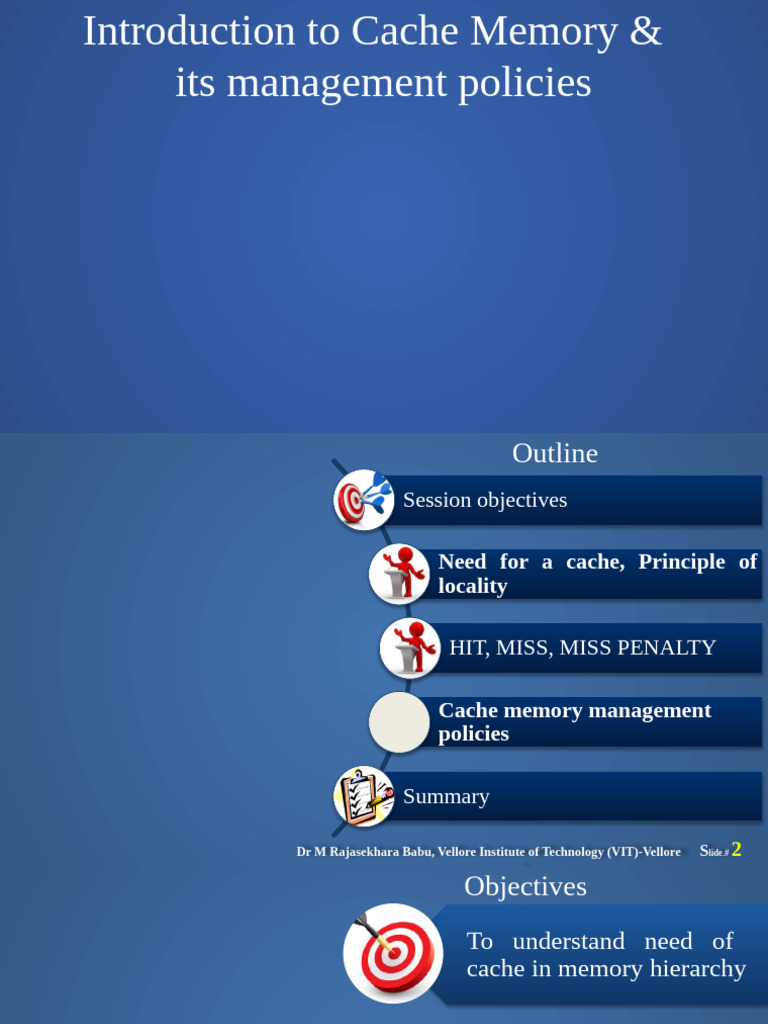 Cache Memory Management Techniques (1) | PDF | Cpu Cache | Computer Memory