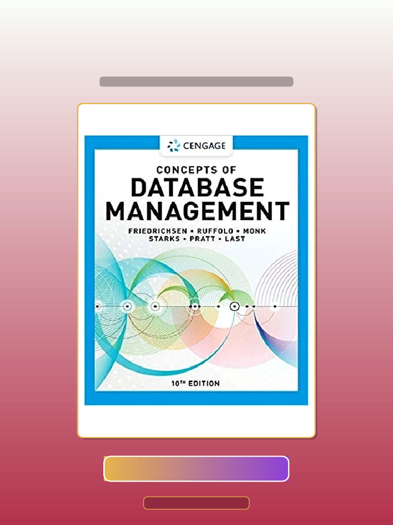 Concepts of Database Management 10th Edition Ebook and TestBank Bundle ...