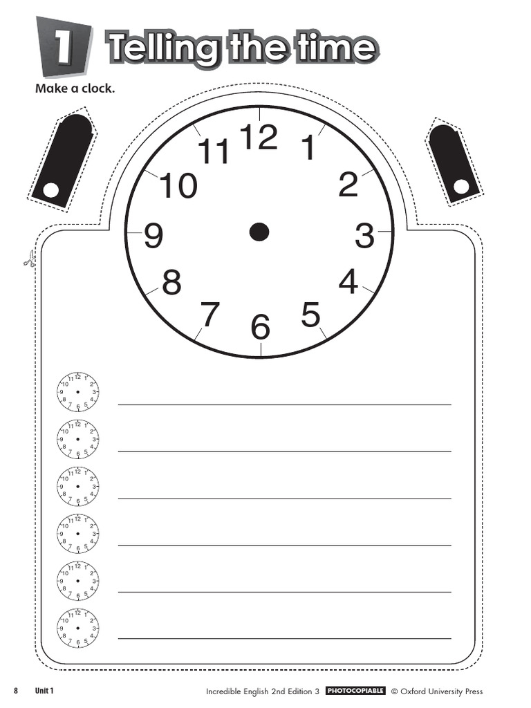 1 Telling The Time | PDF