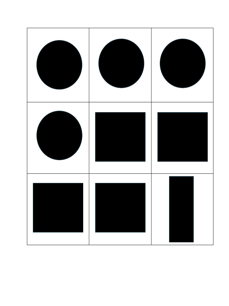 BW Shapes For Sorting or Identification | PDF