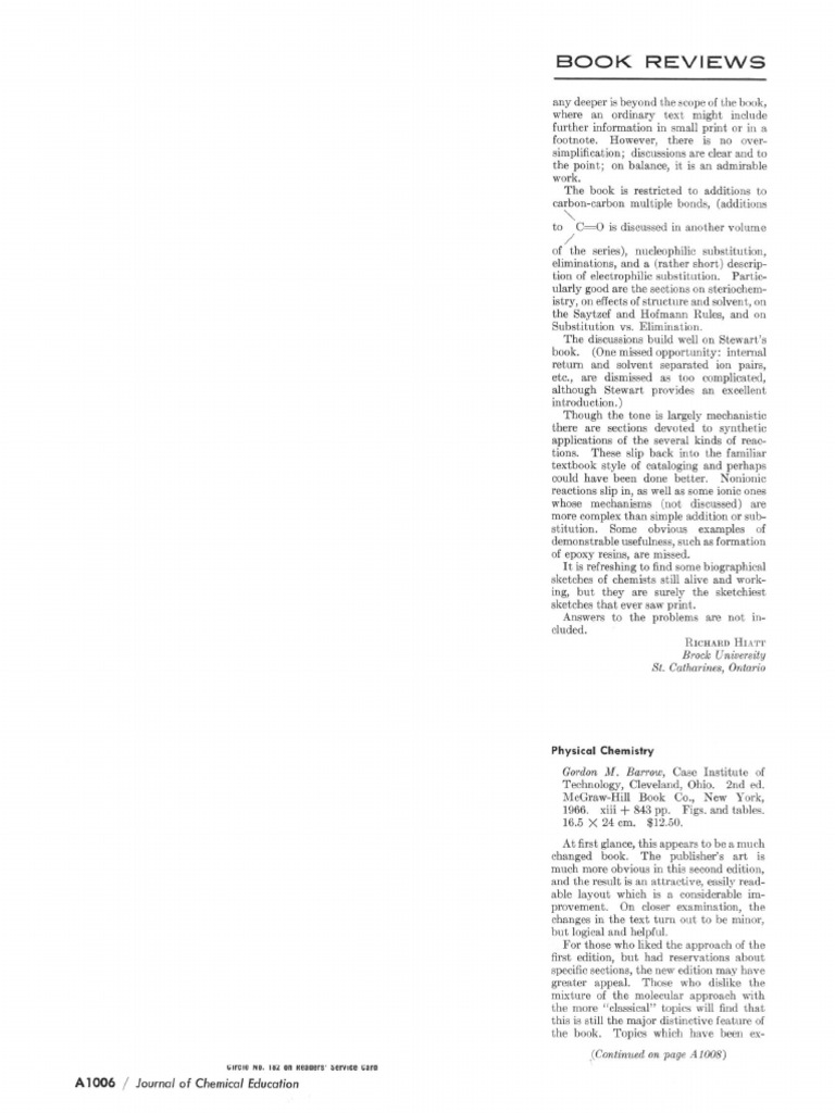 Concise Reviews of Chemistry Texts | PDF | Redox | Physical Chemistry