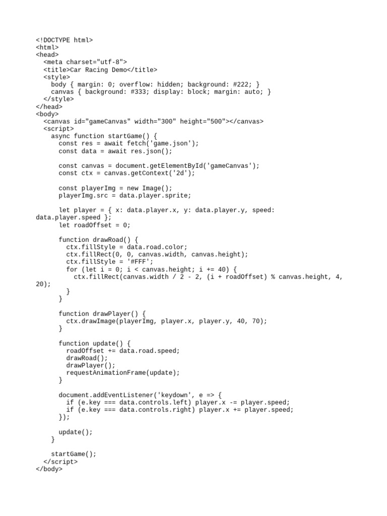 Game HTML | PDF