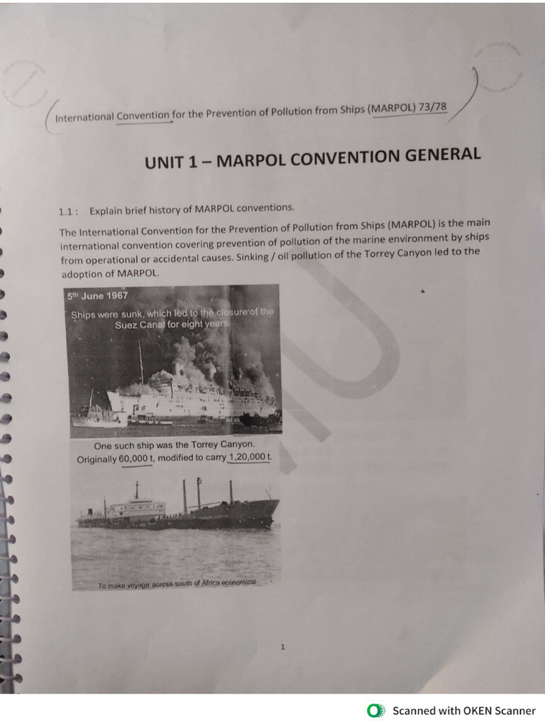 Marpol (Tmi) | PDF
