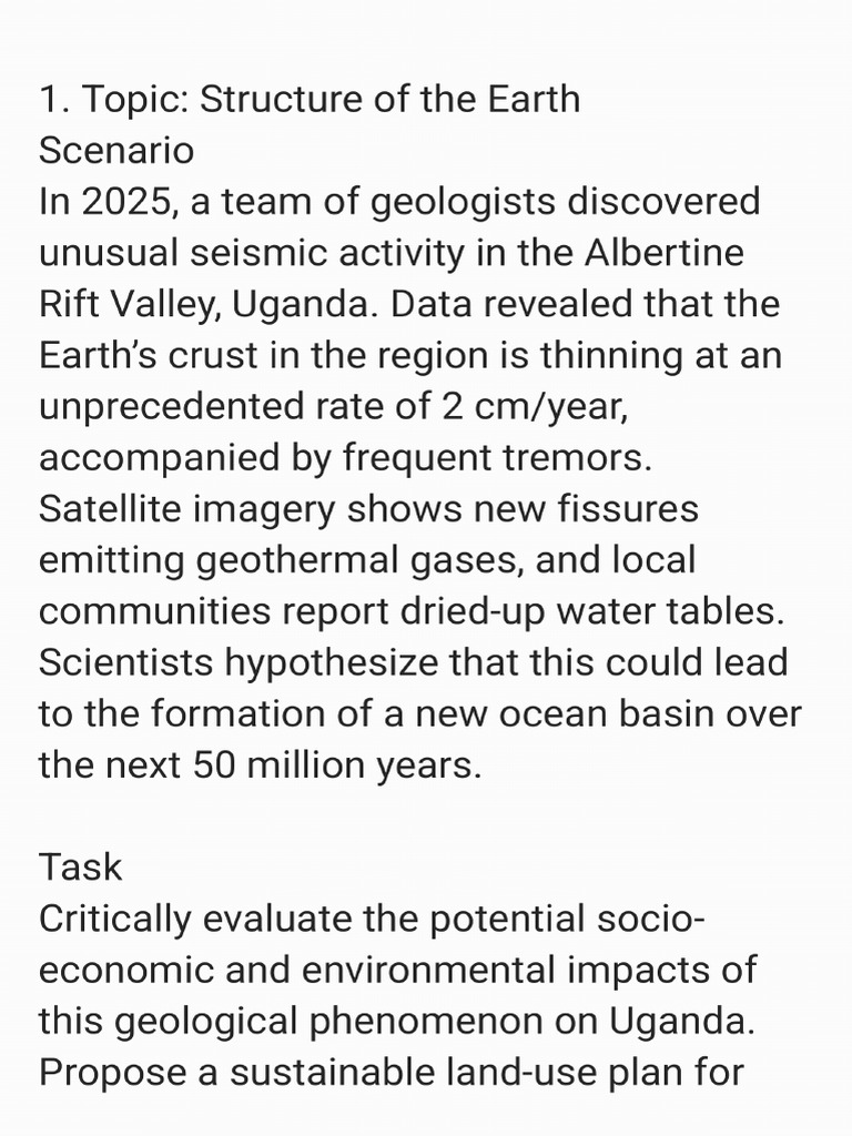 Geography Sample Scenario | PDF