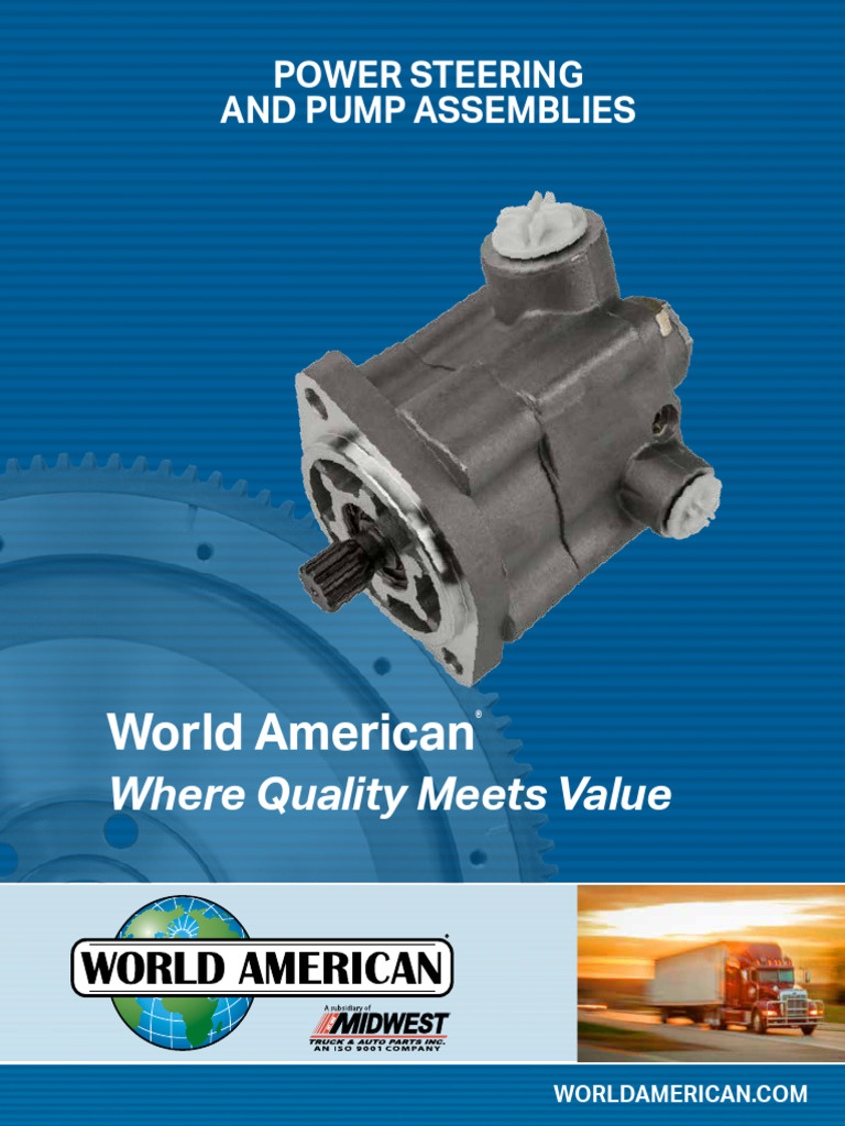 Power Steering Pump Assemblies Guide | PDF | Brake | Clutch