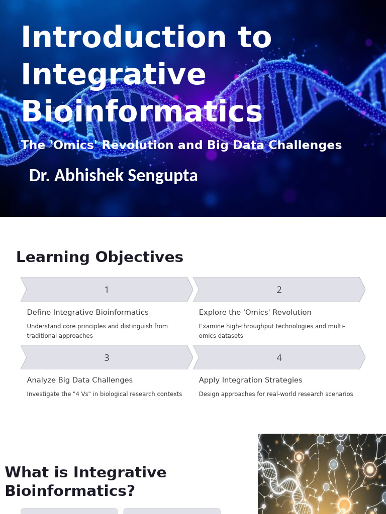 1 Introduction To Integrative Bioinformatics | PDF | Bioinformatics ...