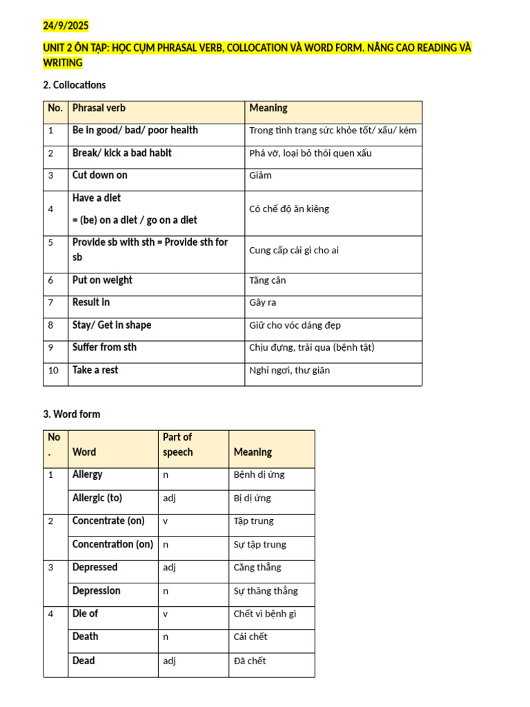 Unit 2 p2 | PDF | Obesity