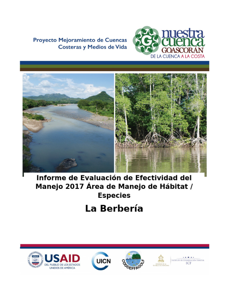25.05.17 Informe MEM 2017 La Berbería | PDF | Mangle | Entorno natural
