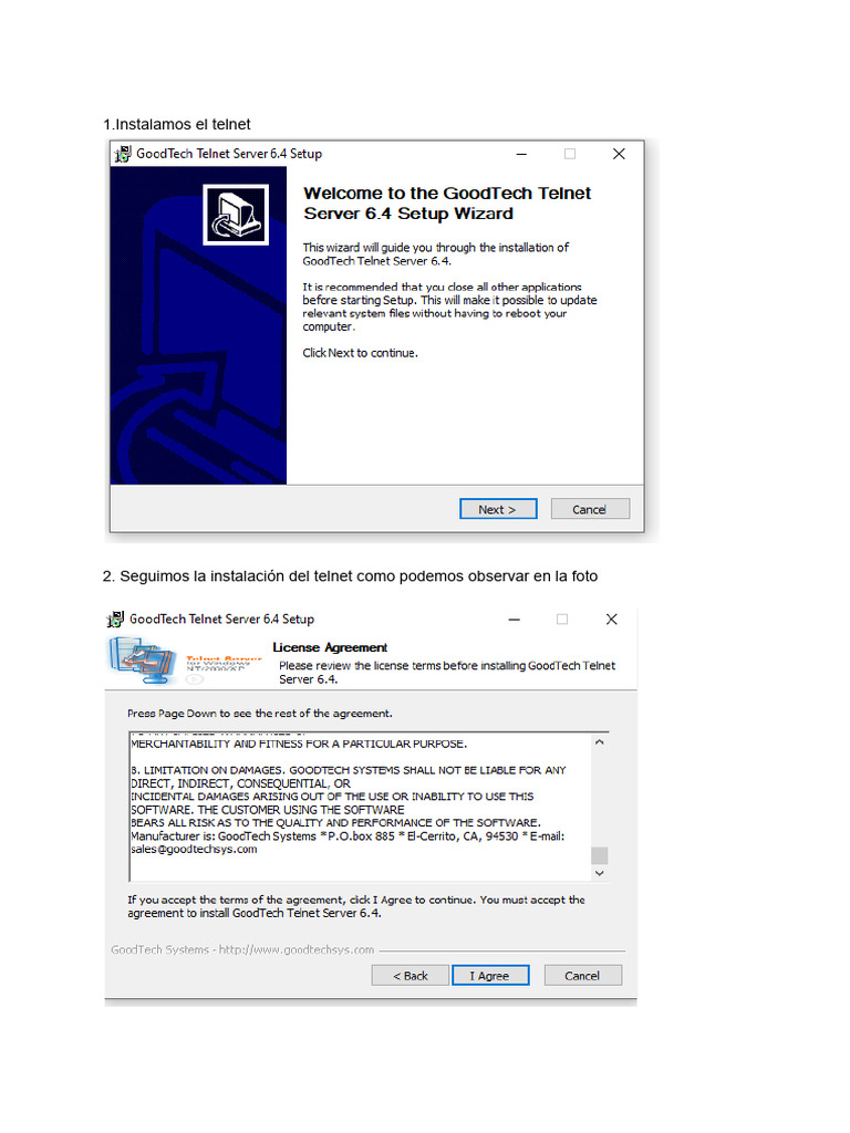 Instalación y uso de Telnet en Windows | PDF