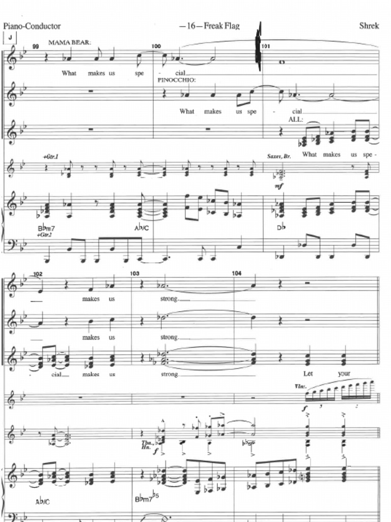 Fairytale Freak Flag Sheet Music | PDF
