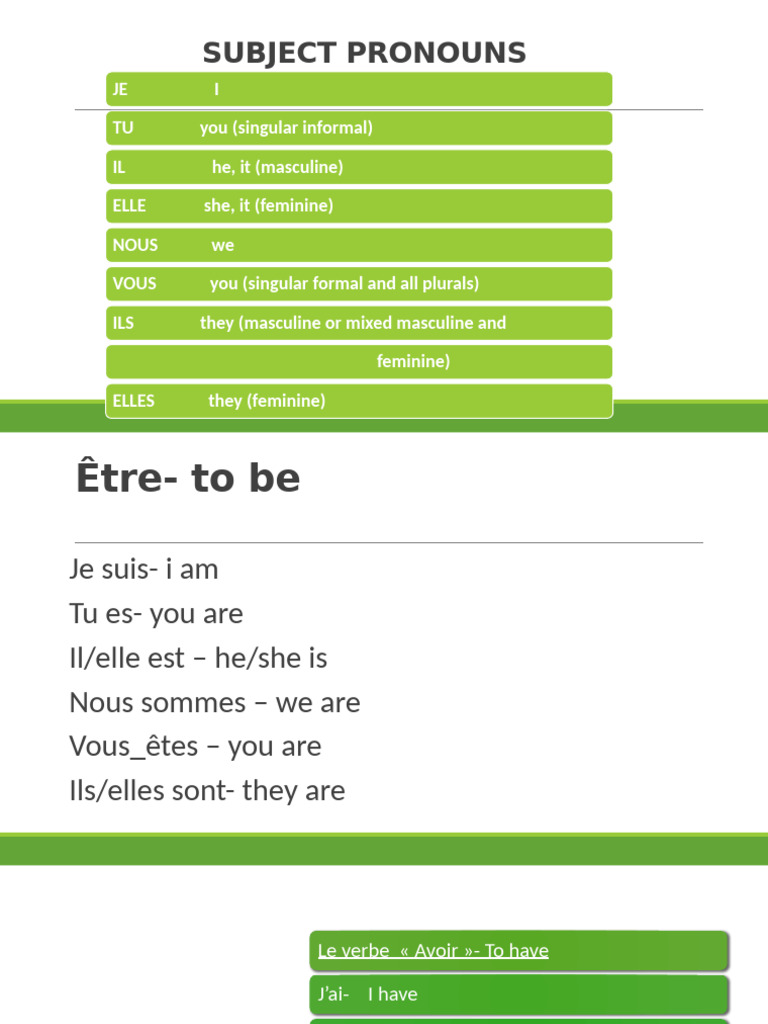 French Pronouns and Pronunciation Guide | PDF | Grammar | Linguistics