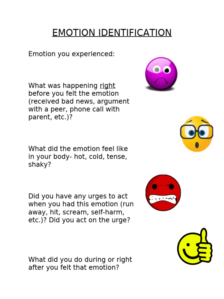 Emotion ID Homework | PDF