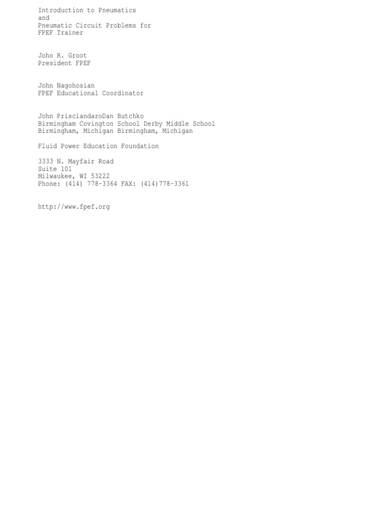 Intro To Pneumatics | PDF | Gas Compressor | Valve