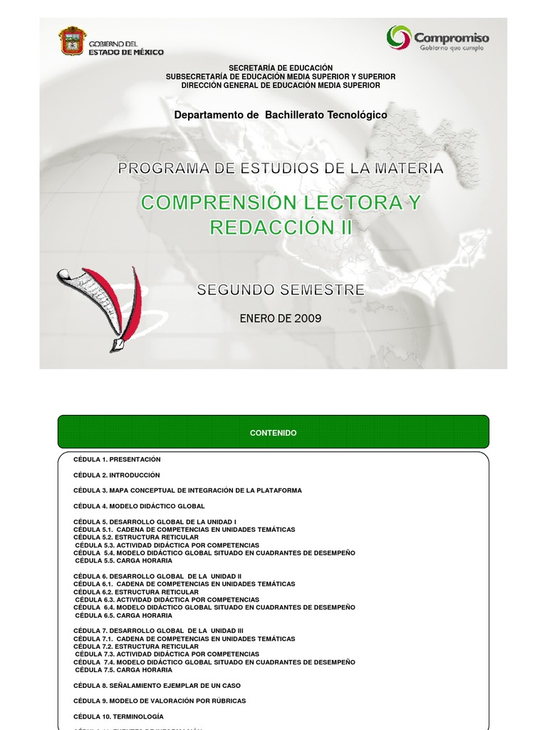 Comprension Lectora y Redaccion II | Descargar gratis PDF | Comprensión ...