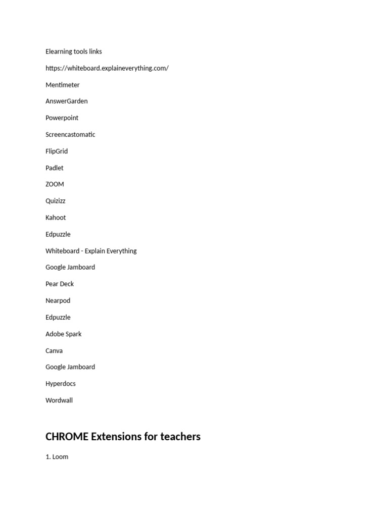 Essential Elearning Tools and Resources | PDF