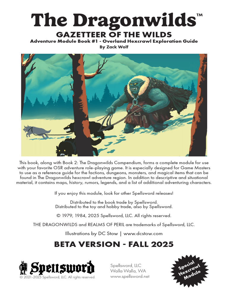 The Dragonwilds: OSR Adventure Module | PDF | Cthulhu | Dragon