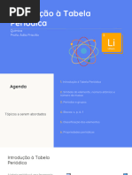 Propriedades da Tabela Periódica | PDF | Tabela periódica | Química