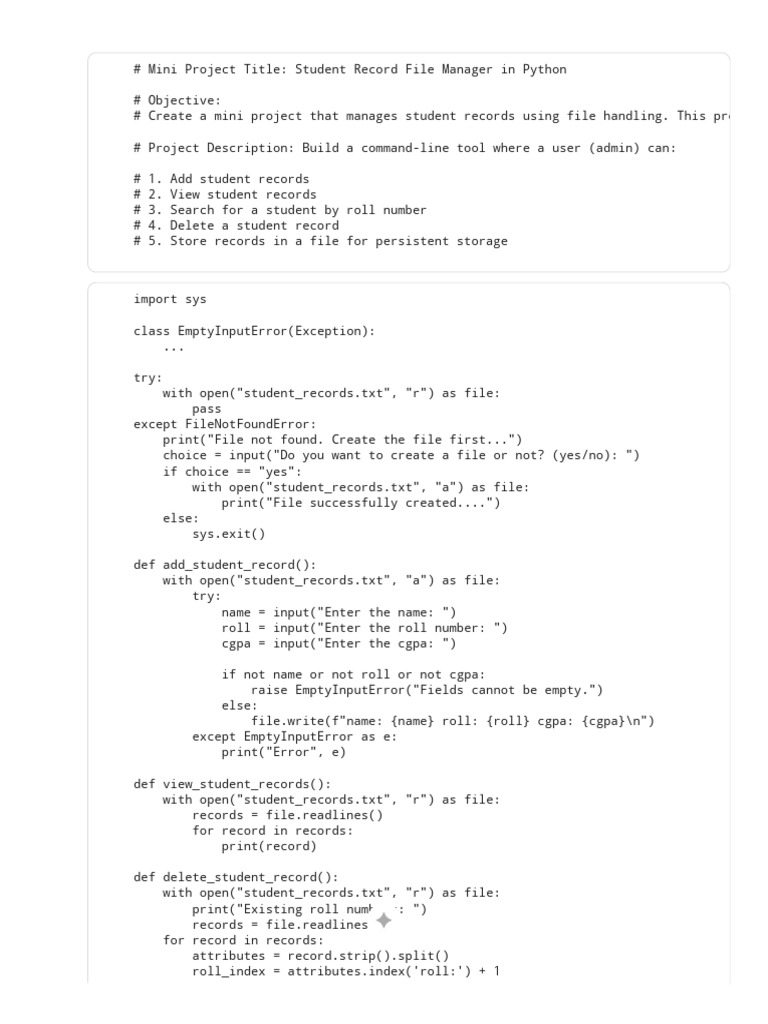 Files-In-Python (A Mini Project) .Ipynb - Colab | PDF | Filename | Text File